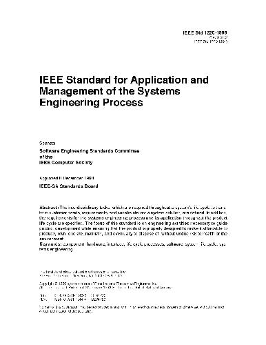 IEEE Trial Use Standard for Application and Management of the Systems Engineering Process (IEEE ...